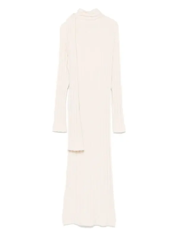 claudie pierlot knitted dress Short knitted dress with knots
