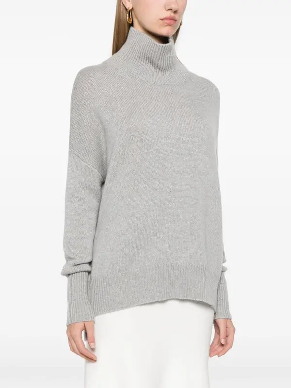 LISA YANG Heidi Cashmere Sweater - Grey