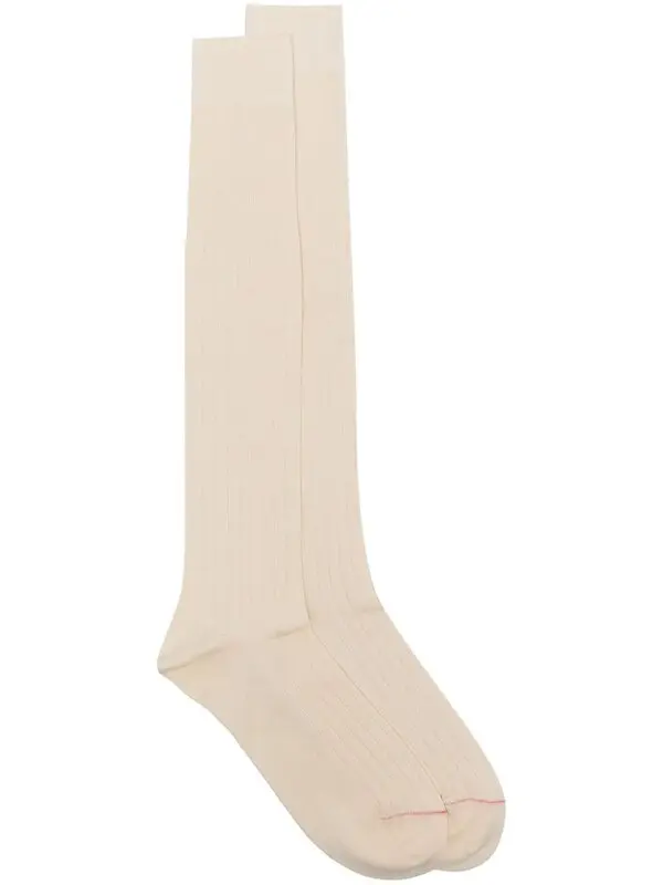 FORTELA Logo-print Socks - Neutrals