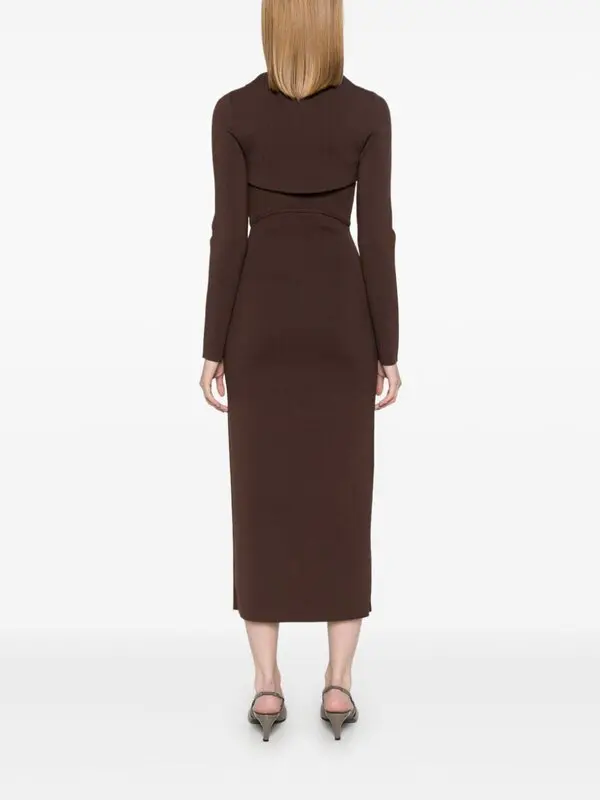Cult Gaia Jenny Midi Dress - Brown