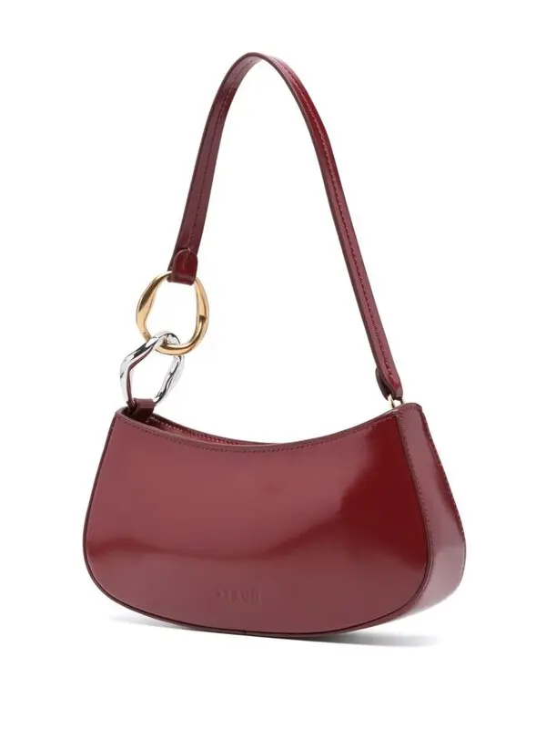 Staud Mini Ollie Shoulder Bag - Red