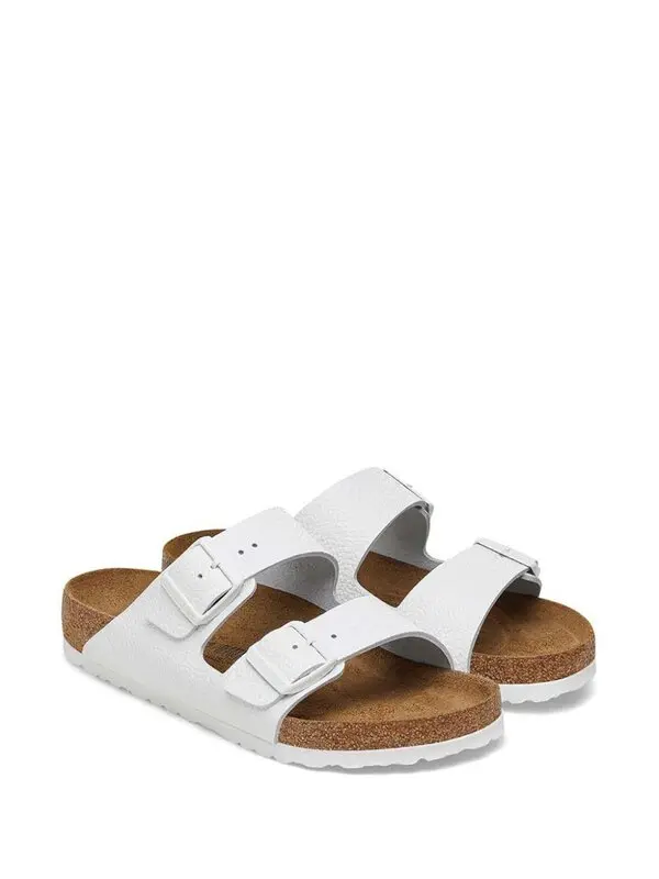 BIRKENSTOCK Arizona Leather Slides - White
