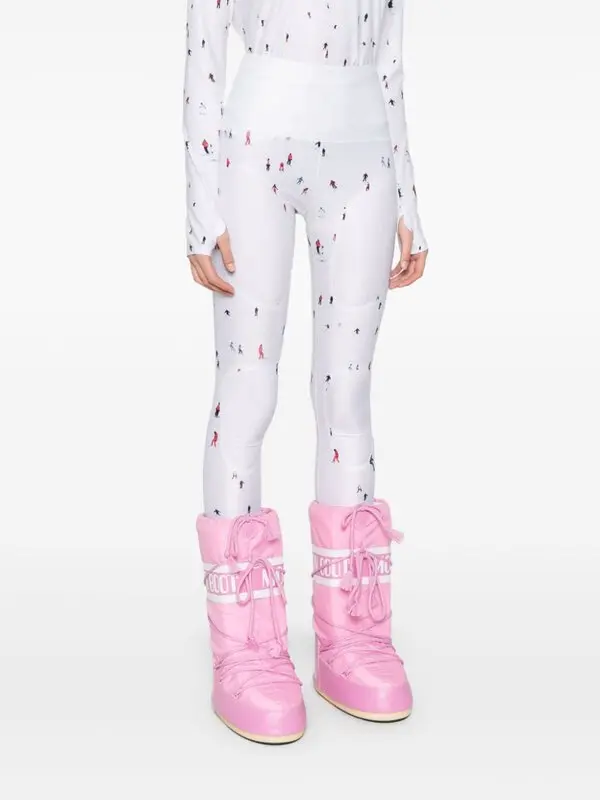 Perfect Moment X Dede Johnston Active Leggings - White