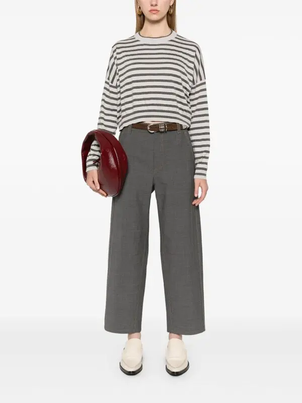 Brunello Cucinelli Mélange-effect Trousers