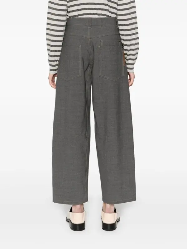 Brunello Cucinelli Mélange-effect Trousers