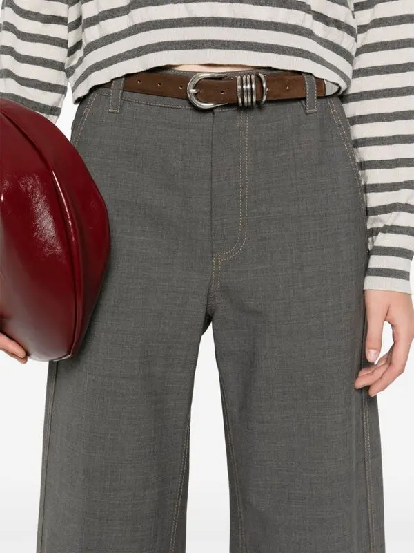 Brunello Cucinelli Mélange-effect Trousers