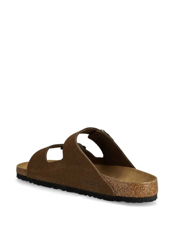 BIRKENSTOCK Arizona Suede Slides - Brown