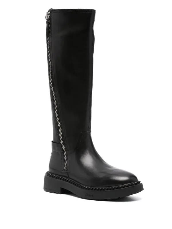 Ash Leather Knee High Boots