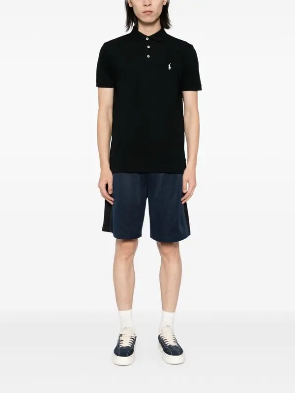 Polo Ralph Lauren Polo Pony-embroidered Polo Shirt - Black