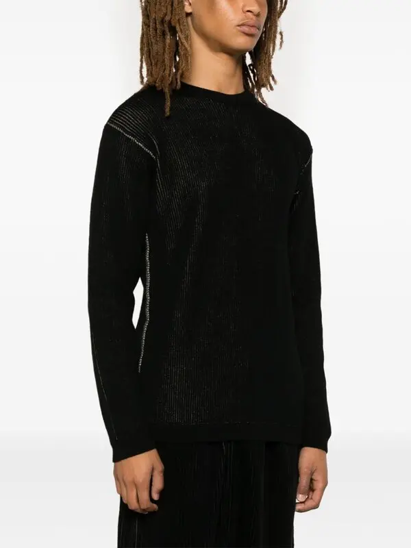 Transit Ribbed Sweater - Black