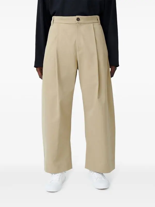 Studio Nicholson Sorte Trousers - Neutrals