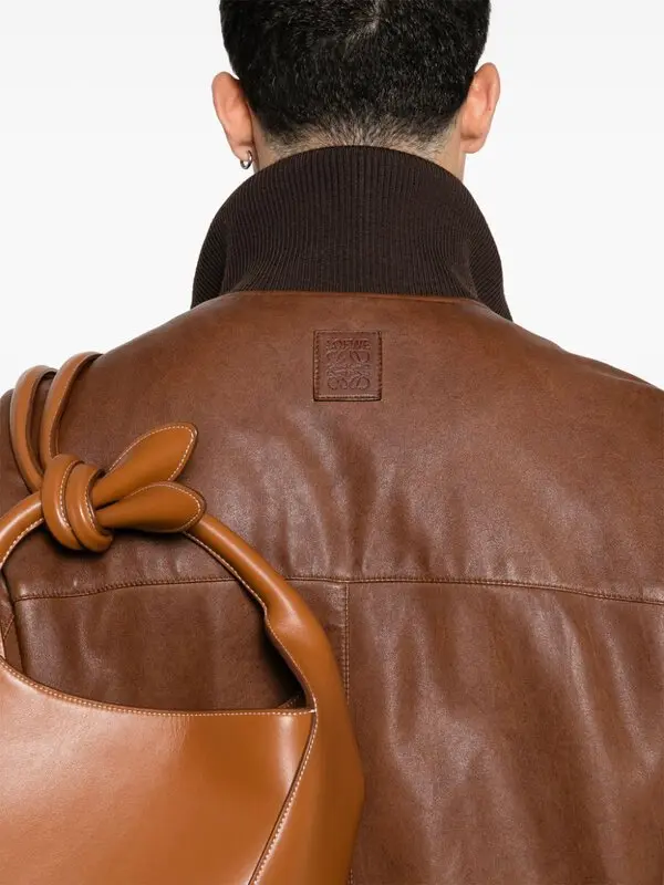 Loewe Zip-up Leather Jacket