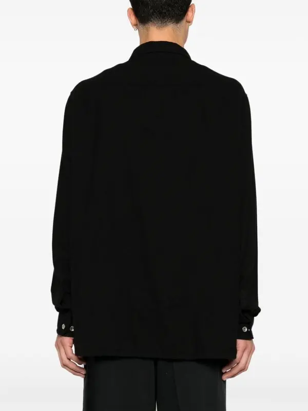 Rick Owens Organic Cotton Overshirt - Black