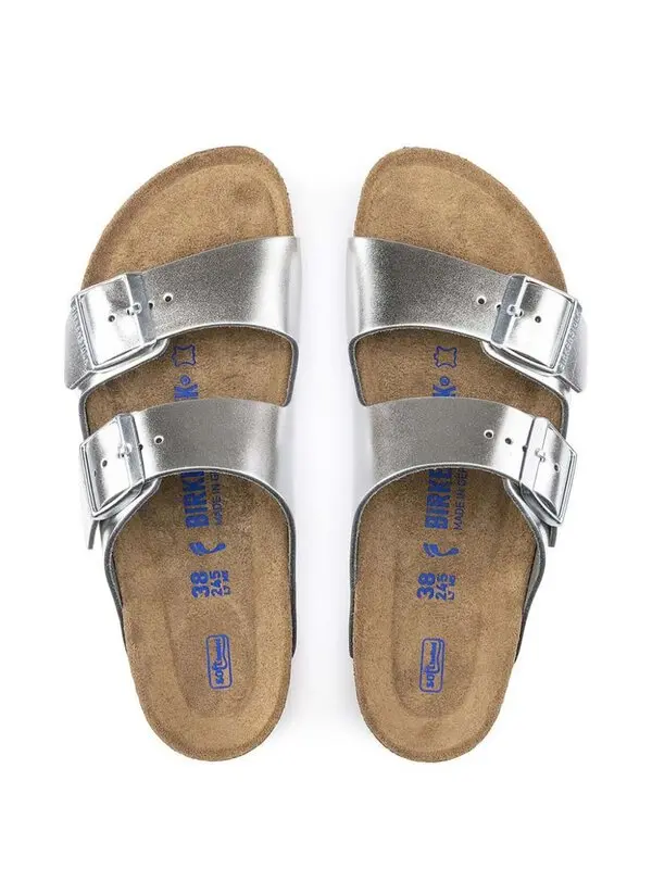 BIRKENSTOCK Arizona Sandals - Silver
