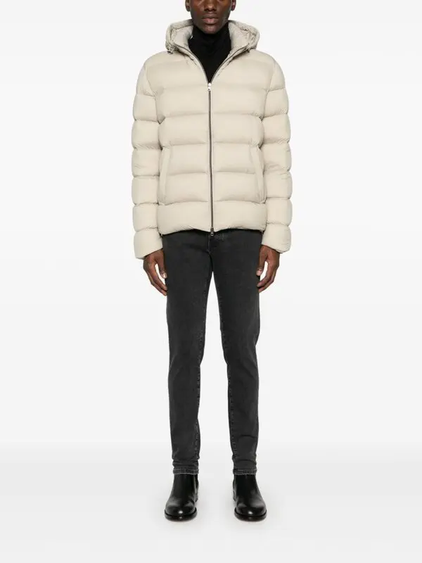 Herno Quilted Down Jacket - Neutrals