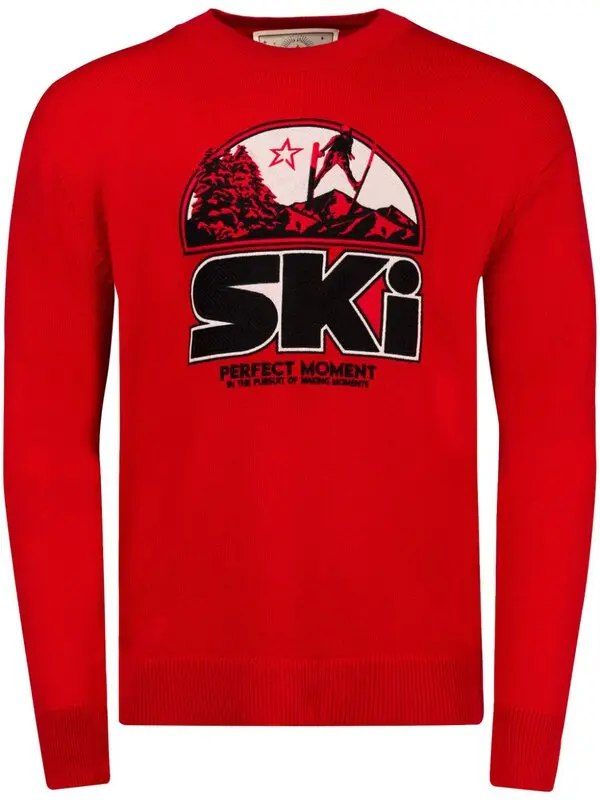 Perfect Moment Adler Sweater - Red