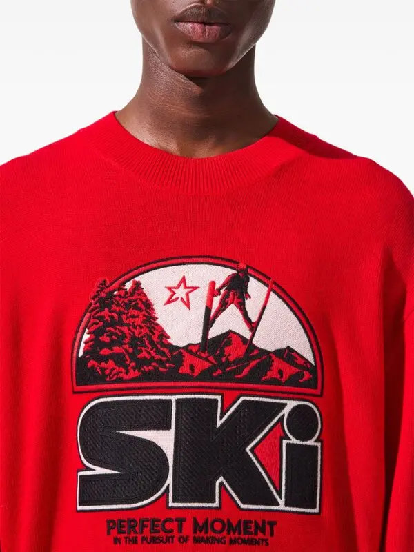 Perfect Moment Adler Sweater - Red