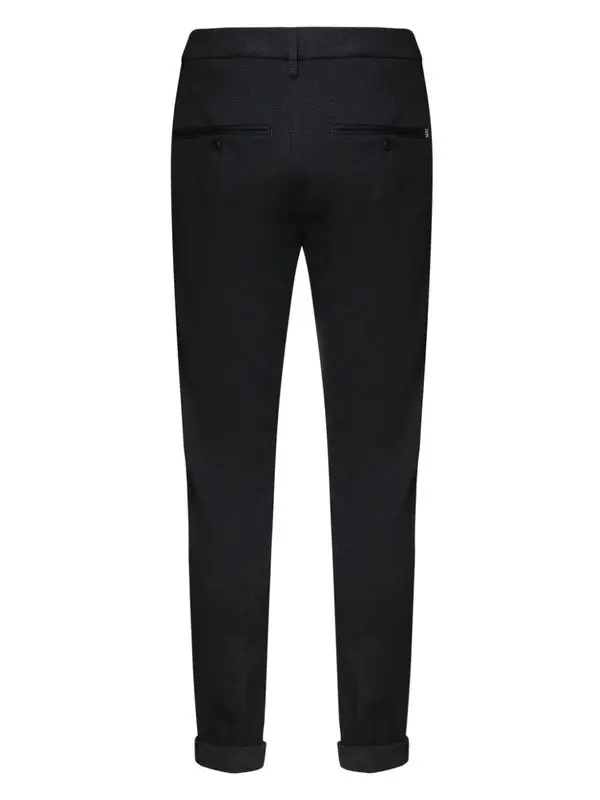 DONDUP Tapered Trousers - Black