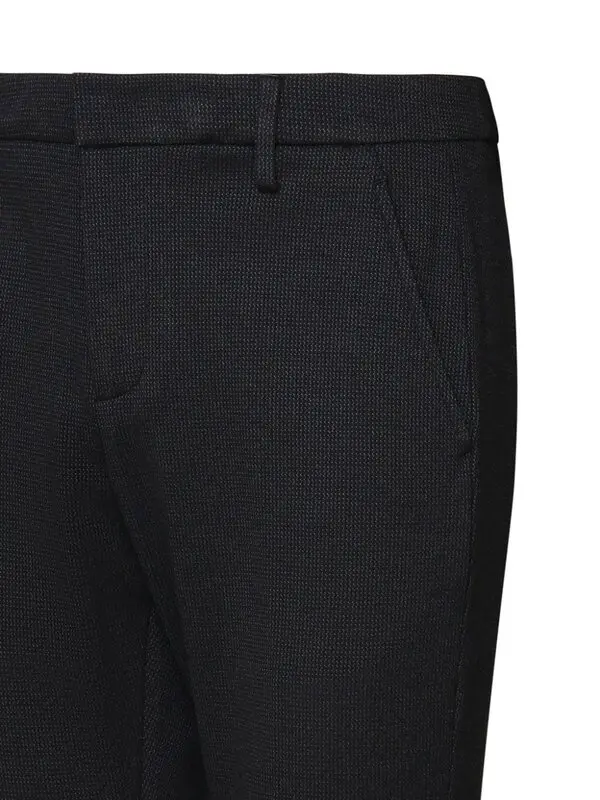 DONDUP Tapered Trousers - Black