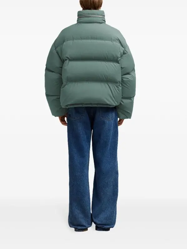 AMI Paris De Coeur Puffer Jacket - Green