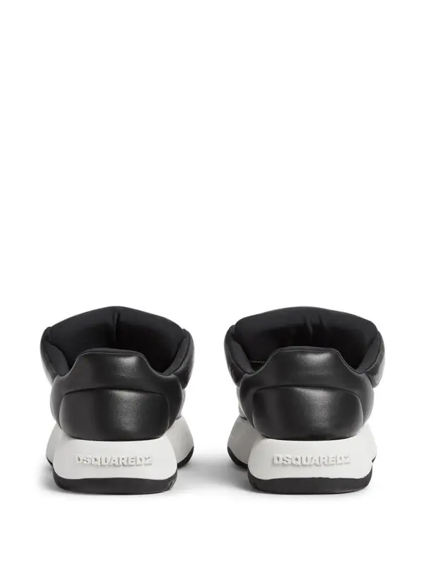 Dsquared2 Inflated-effect Low-top Sneakers - Black