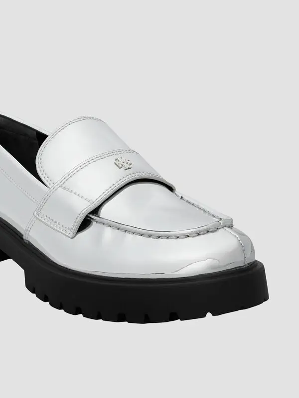 Tory Burch Lug-sole Leather Loafers