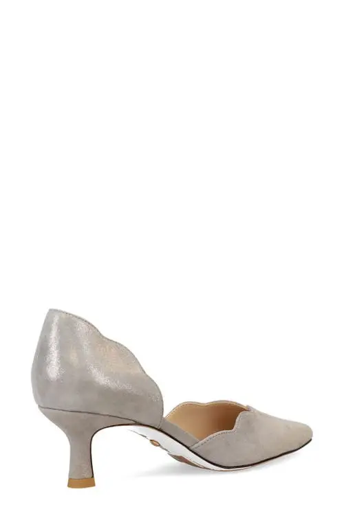 Pelle Moda Keala D'orsay Pump - Pewter