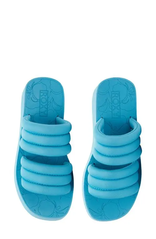 Roxy Platform Wedge Slide Sandals