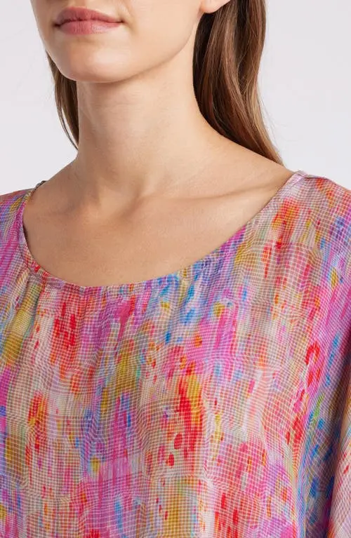 APNY Print Dolman Sleeve Top