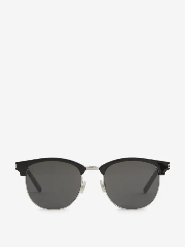 Saint Laurent Oval Sunglasses - Straight Jeans
