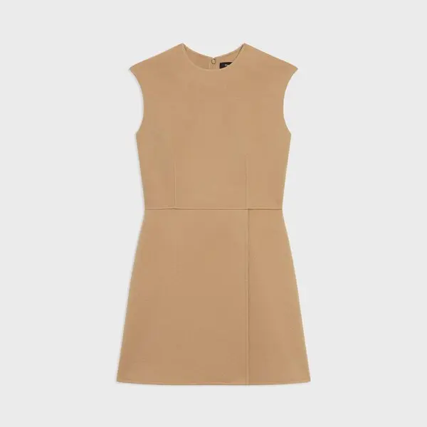 Theory Mini Wrap Dress In Double-face Wool-cashmere