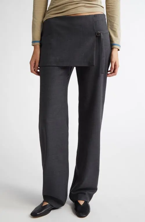Paloma Wool Archive Layered Trousers - Grey