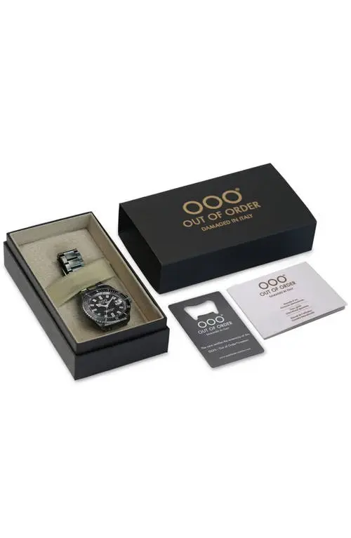 OUT OF ORDER Casanova Bracelet Watch - Black