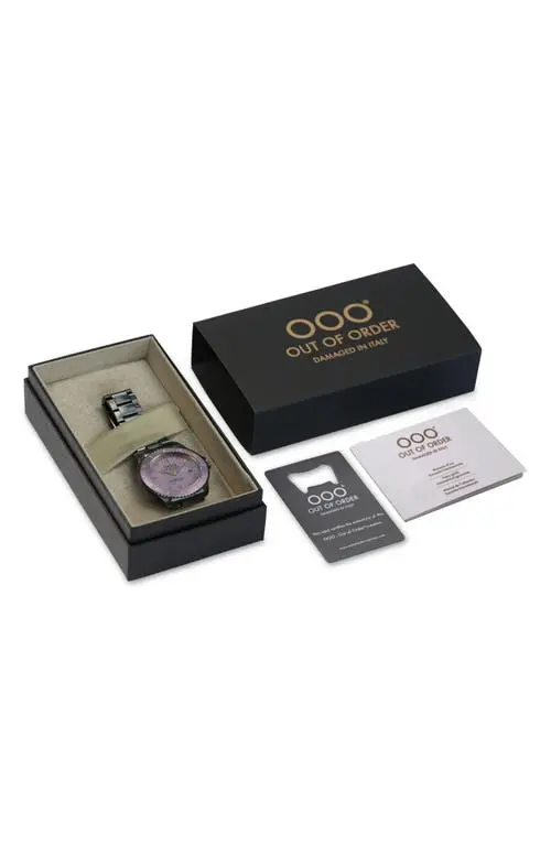 OUT OF ORDER Casanova Bracelet Watch - Light And Dark Purple