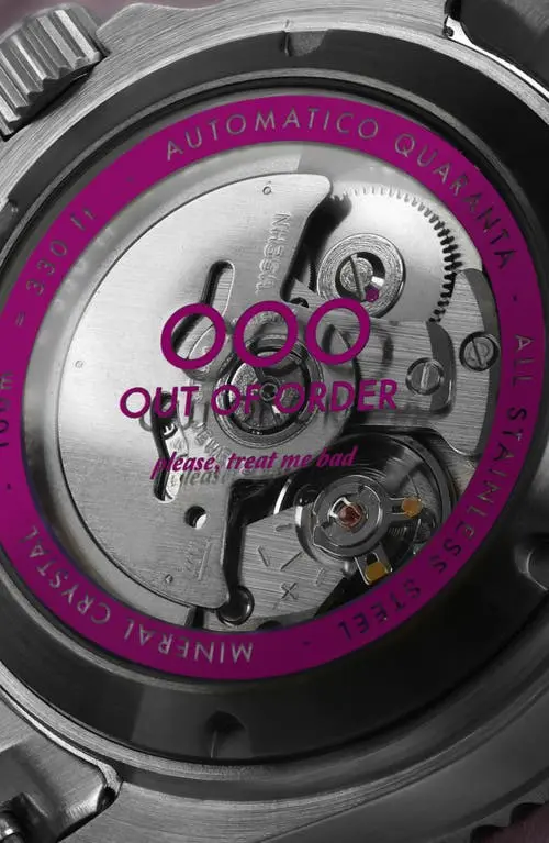 OUT OF ORDER Quaranta Bracelet Watch - Fuchsia