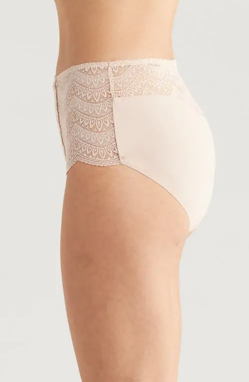 Simone Perele Karma High Waist Briefs - Peau Rose