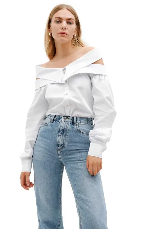 MARCELLA Vesper Off-the-shoulder Shirt