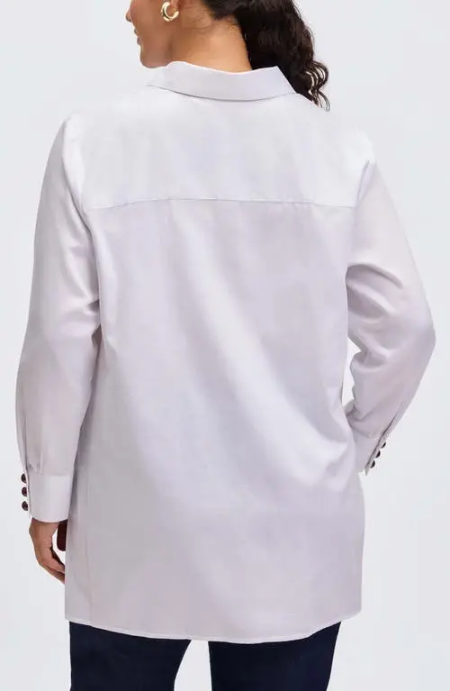 Foxcroft Pearly Bead Button-up Shirt