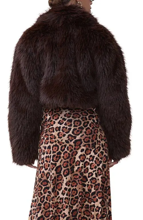 AFRM Stephanie Faux Fur Jacket - Java