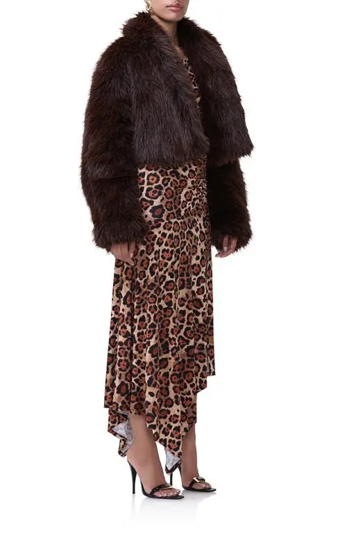 AFRM Stephanie Faux Fur Jacket - Java