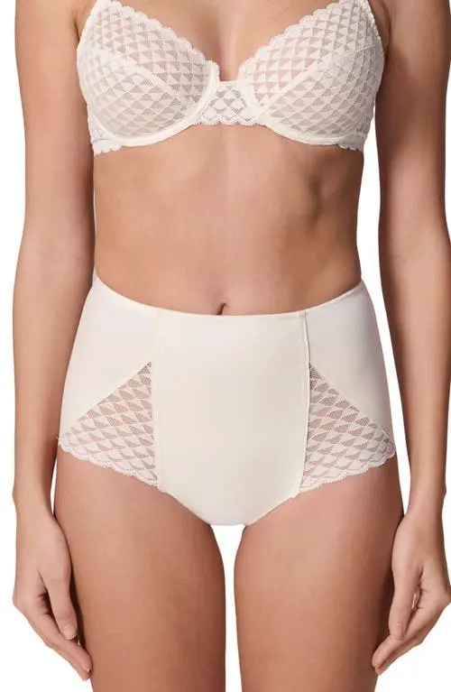 Simone Perele Subtile Control Briefs - Ivory