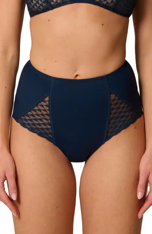 Simone Perele Subtile Control Briefs - Midnight