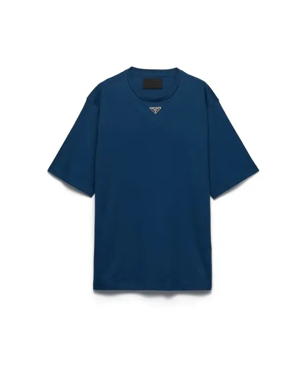 Prada Cotton T-shirt - Blue