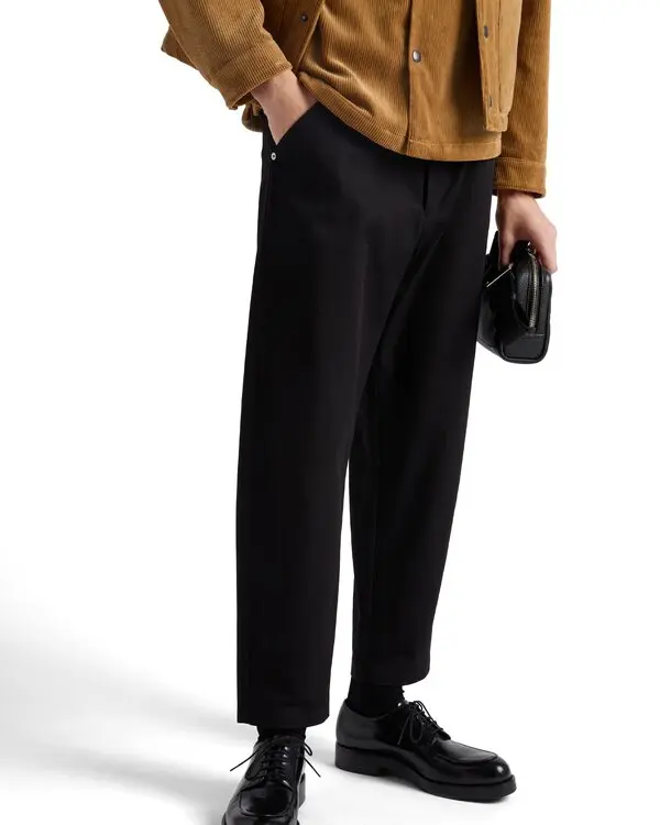 Prada Cotton Carrot Leg Pants