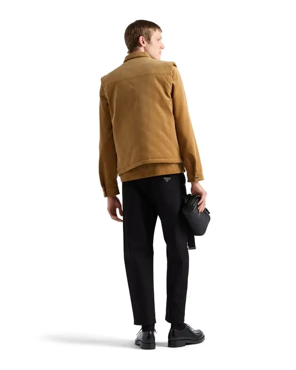 Prada Cotton Carrot Leg Pants