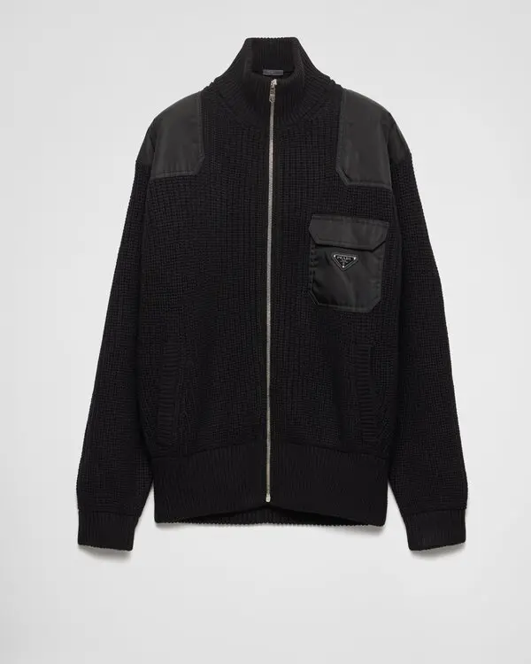Prada Wool And Cashmere Cardigan