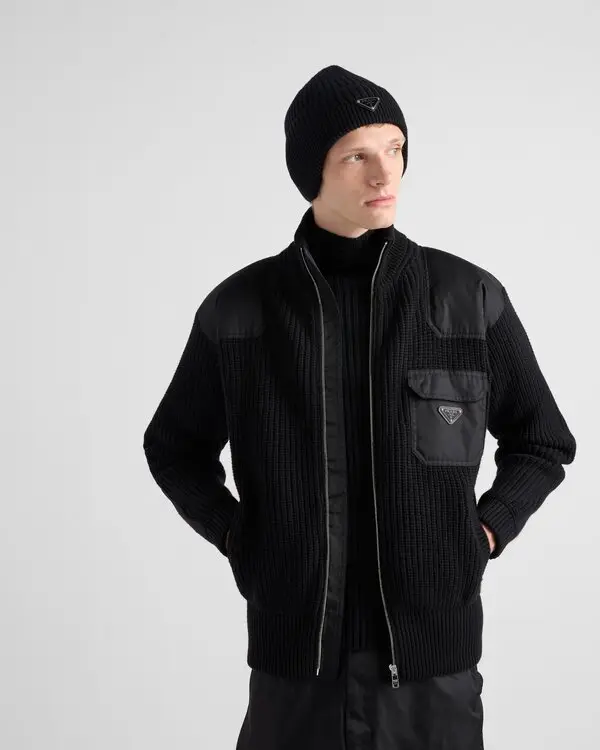 Prada Wool And Cashmere Cardigan