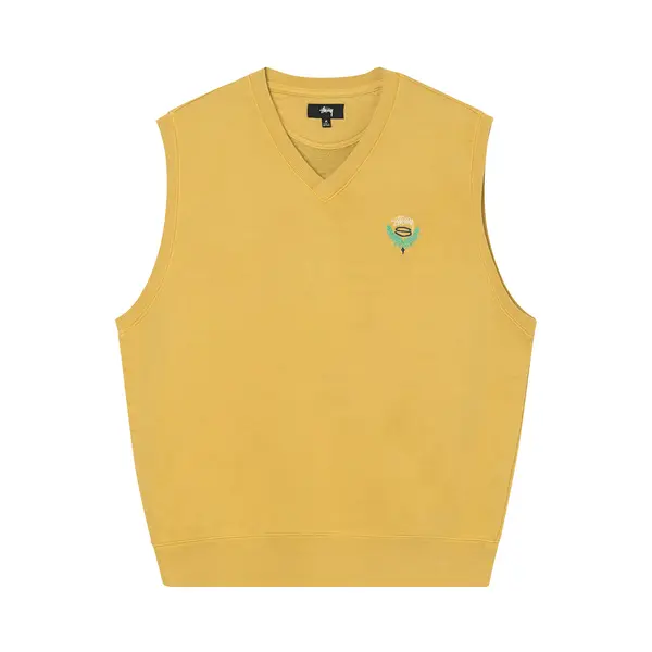 StÜssy Fleece Vest - Yellow