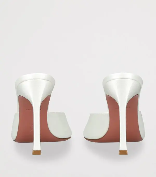 Amina Muaddi Alexa Mules - White