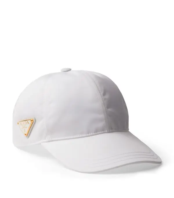Prada Re-nylon Baseball Cap - White
